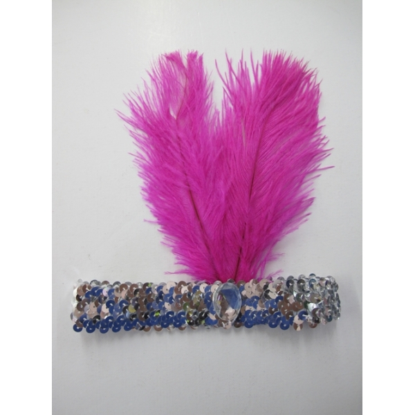 20's Pink Headpiece - Costume Accessories