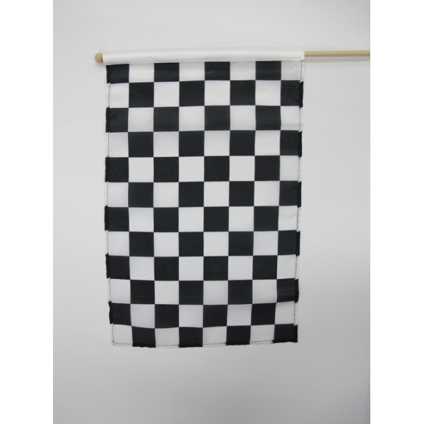 Black and White Small Checkered Flag