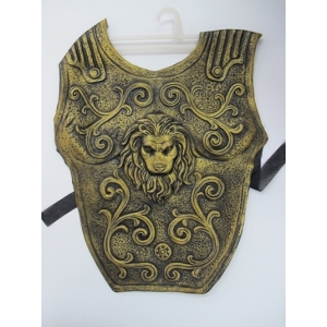 Roman Costume Chest Plate Gold - Mens Roman Costume